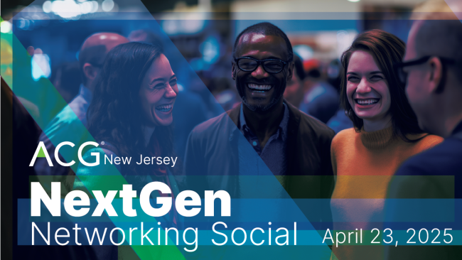 ACG NJ NextGen Networking Social | April 23, 2025 | ACG New Jersey